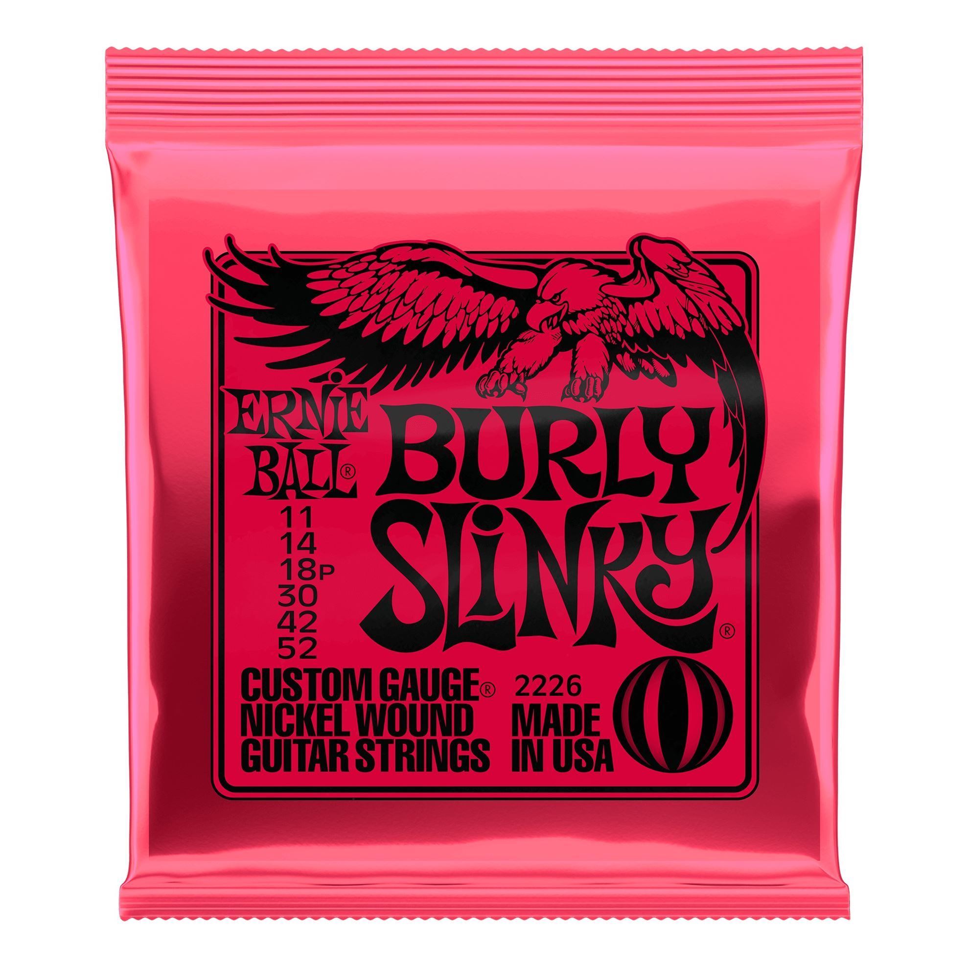Ernie Ball Slinky Electric Guitar Strings - Burly Slinky 11-52